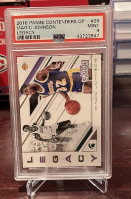 2018 PANINI CONTENDERS DP MAGIC JOHNSON LEGACY Psa 9 | eBay