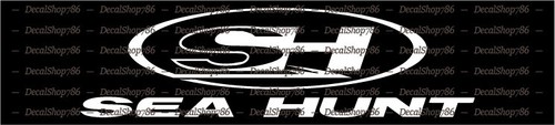 Sea Hunt Boats - Outdoor Sports - Vinyl Die-Cut Peel N' Stick Decals ...
