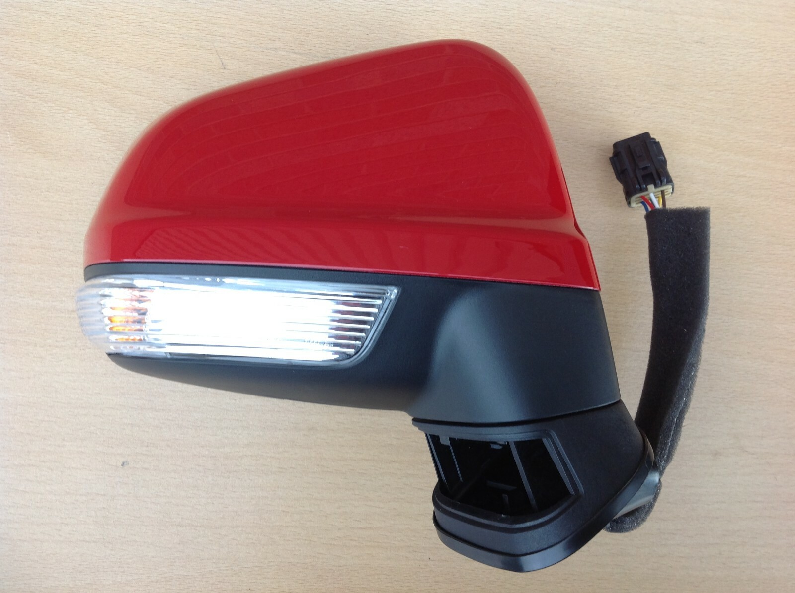 NEW GENUINE MG3 Mg 3 DOOR WING MIRROR RED O/S DRIVERS RIGHT SIDE 2012 ...
