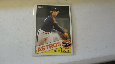 1985 TOPPS # 17 MIKE SCOTT BASEBALL CARD | eBay
