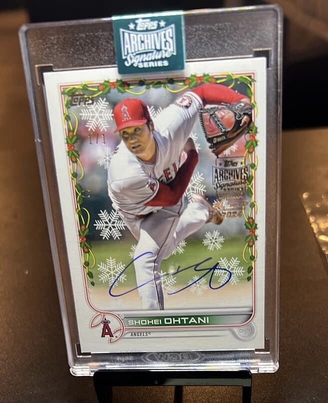 2024 Topps Archieve Signature Series Shohei Ohtani Autograph ONE OF ONE ...