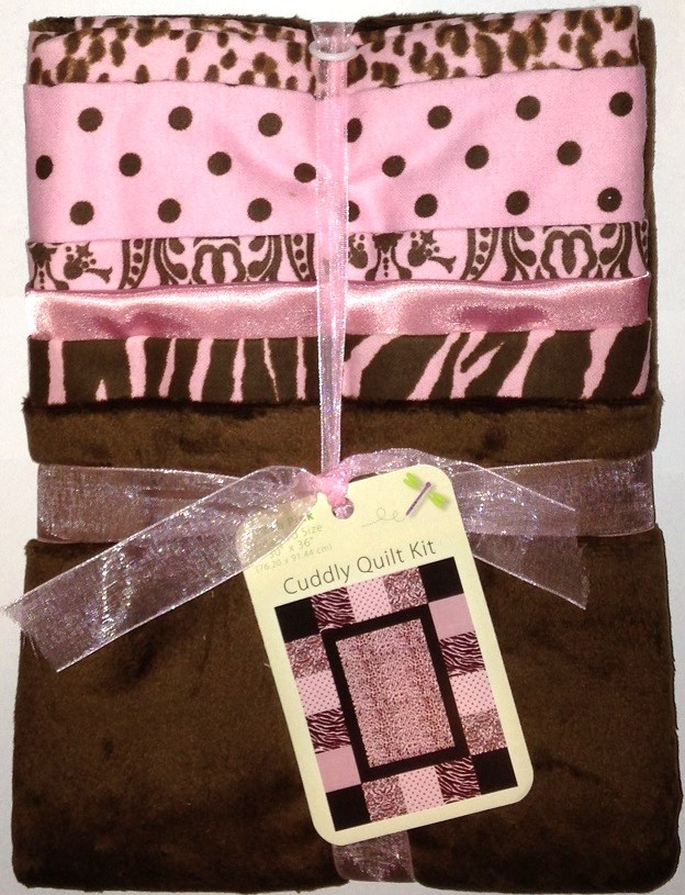 Cuddly Quilt Kit BABY QUILT 30" x 36" includes all fabrics PICK FROM 5 ...