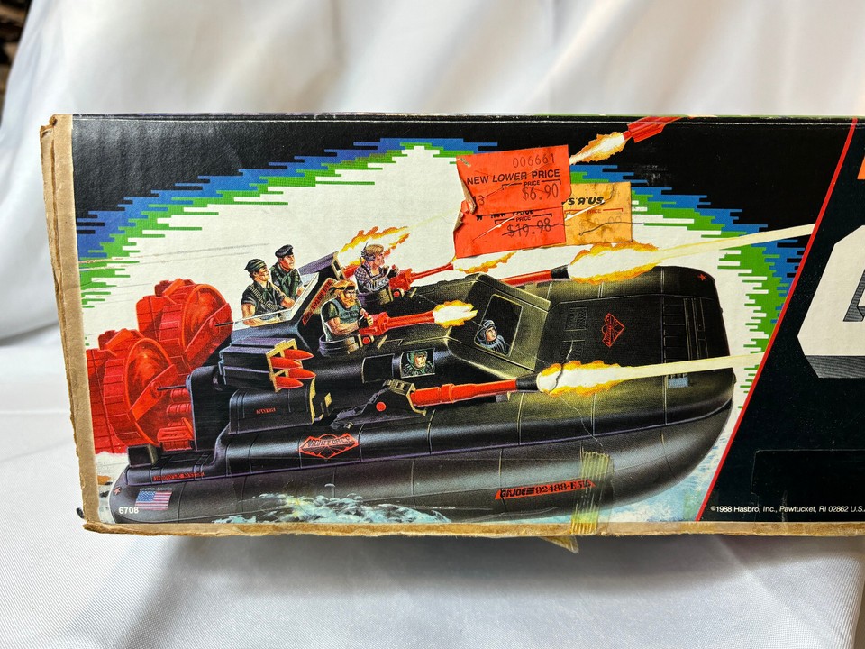 1989 Hasbro GI Joe Night Force NIGHT STRIKER Glow in The Dark Labels In ...