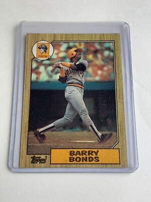 1987 Topps Barry Bonds #320 Errors Card (20+ MISPRINTS) Original Rookie ...