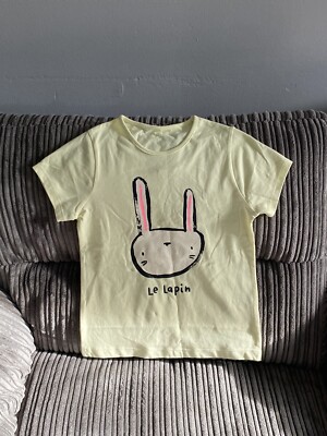 Girls George Age 5/6 Years Le Lapin T-shirt new | eBay