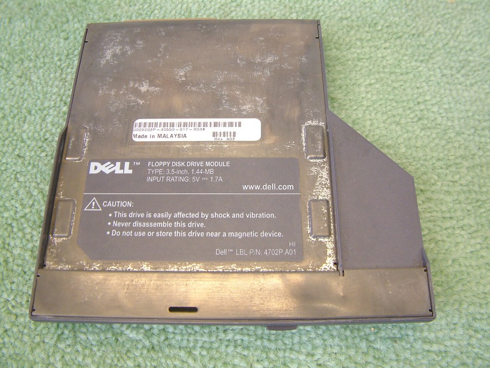 Vintage Dell Laptop FDD Floppy Disk Drive Module Latitude, Inspiron ...