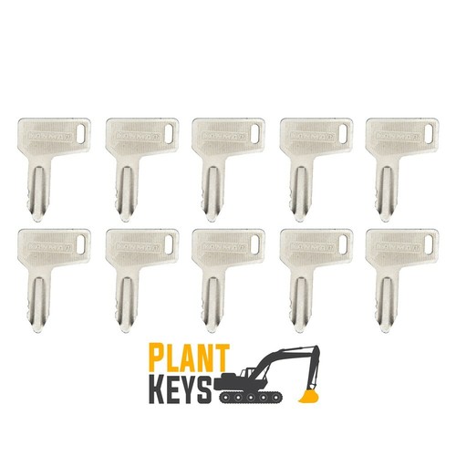 Yanmar 301 (Set of 10) Excavator Keys 933110 Wheel Loader | eBay