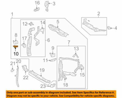 52115-48070 Toyota Support, front bumper side, rh 5211548070, New ...