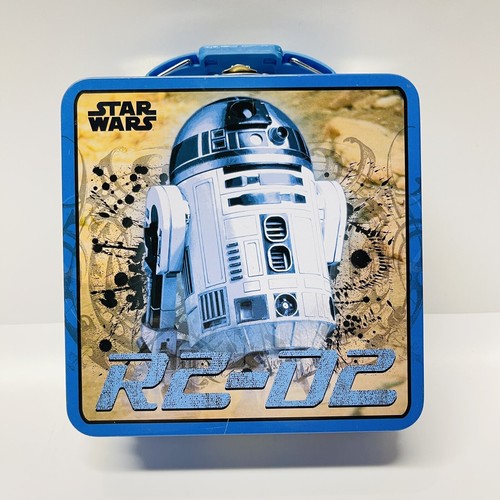 Star Wars R2D2 Mini Lunch Box 6” Storage Tin Box Co | eBay