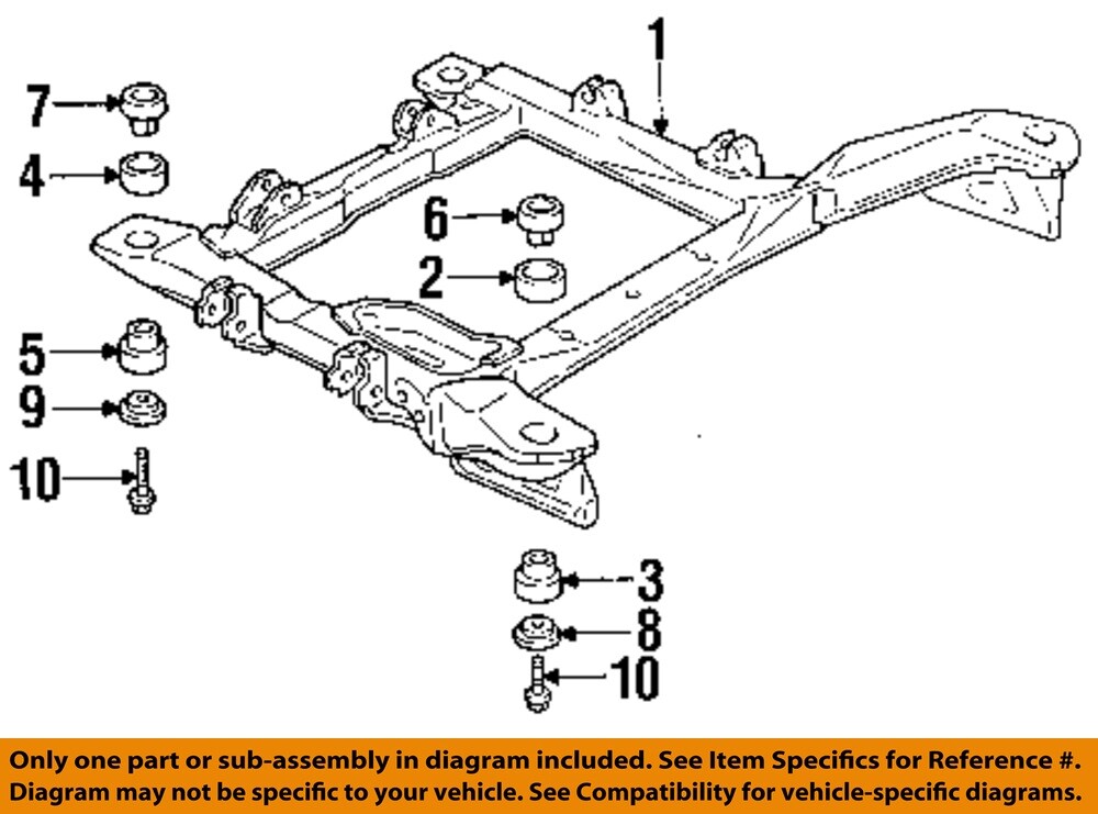 GM OEM Rear Suspension-Susp Crossmember Retainer 11611679 | eBay