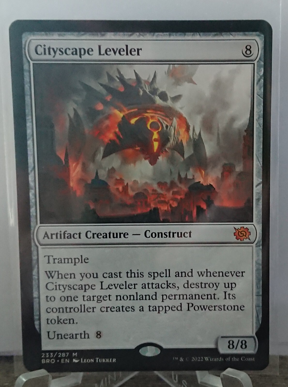 MTG Cityscape Leveler The Brothers' War 233/287 Regular Mythic Pack ...