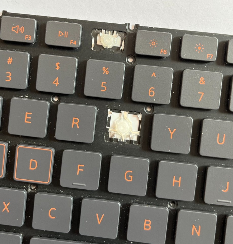 Dell G15 5510 5511 5515 Laptop US Keyboard One Key Cap + Hinge 24N2X ...