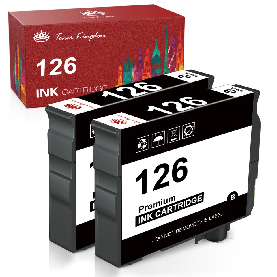 1-4 PACK Ink Cartridge for Epson 126 T126 fits Stylus NX330 NX430 ...