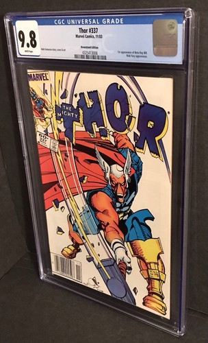 THOR #337 CGC 9.8 MARVEL COMICS 1st BETA RAY BILL appearance Newsstand ...
