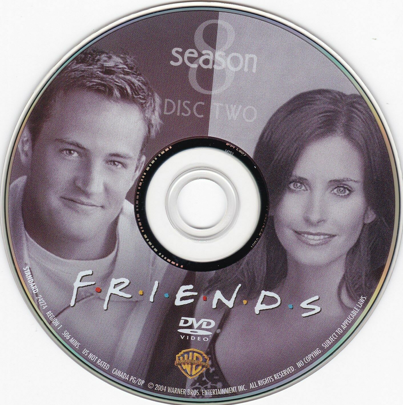 Individual Replacement Friends Season Eight (DVD Disc Only) Disc # Of ...