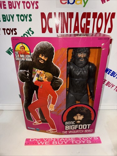 Vintage six million dollar man bionic bigfoot Original box 1977 kenner ...
