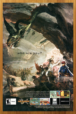 2003 Fire Emblem GBA Game Boy Advance Print Ad/Poster Official ...