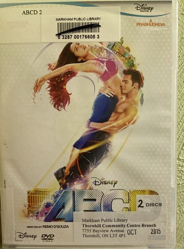 Disney ABCD 2 dvd India All Region Any Body Can Dance 2 Ex-Library | eBay