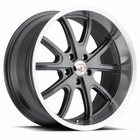 18x8.5 +10 Vision 143 Torque 5x114.3 Gunmetal Wheels (Set of 4) | eBay