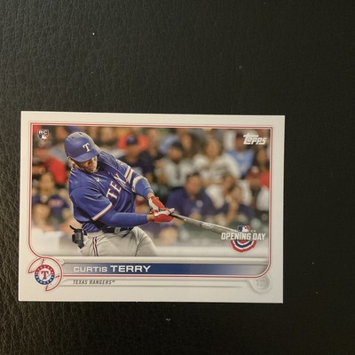 Curtis Terry RC 2022 Topps Series 1 - Rookie #97 Base | Texas Rangers ...