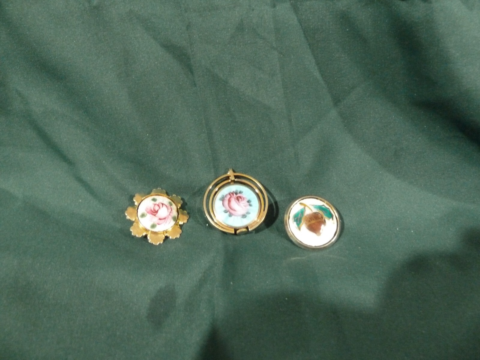 Guilloche Enamel: Watch, Pin, and Tie Clip - Gem