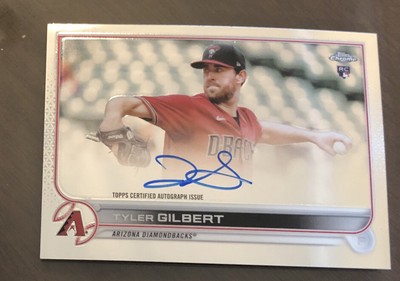2022 Topps Chrome Tyler Gilbert Rookie Autograph Arizona Diamondbacks ...