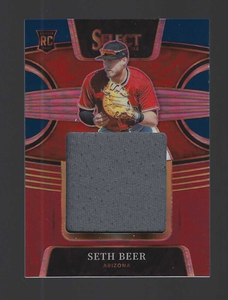 2022 SETH BEER PANINI SELECT JUMBO TRI COLOR RELIC #ED6/99 ROOKIE | eBay