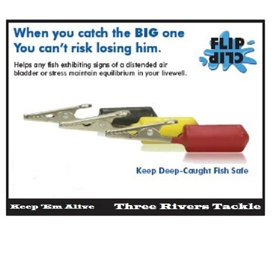 Flip Clip Fish Stabilizing Clip-on Fin Weight 3pk for sale online | eBay