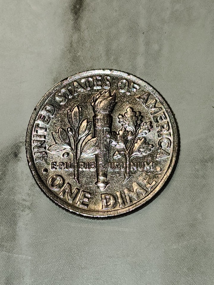 1989 P Roosevelt Dime Coin - Broadstruck, Off-Center Error | eBay