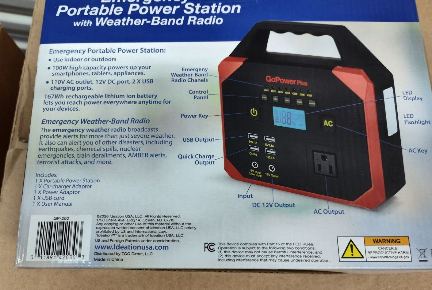 Go Power Plus GP200 Portable Power Station for sale online | eBay