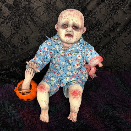 OOAK Creepy Odd 10” Zombie Orphan Boy Scary Halloween Horror Art Artist ...