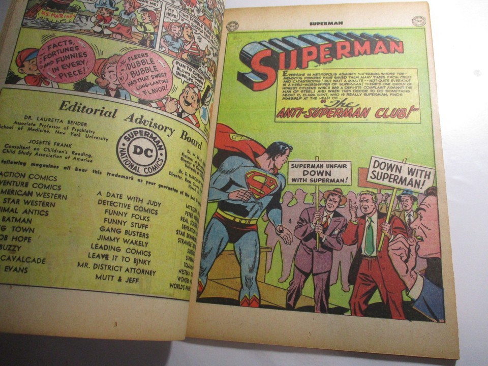 Superman #71, Clark Kent Masquerade, Luthor, Fine, 6.0 (C), OWW Pages ...