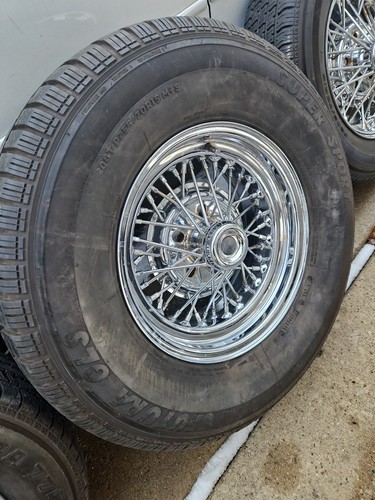 Hot Rod Muscle Car Truespoke 15" Cragar Star Wire Style Spoke Wire Set ...