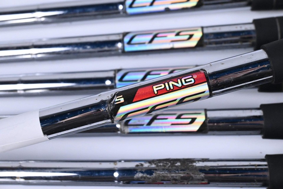 Ping i20 Irons / 4-PW / Black Dot / Stiff Flex Ping CFS Shafts | eBay UK