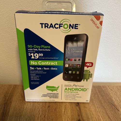 Tracfone Prepaid, Alcatel One Touch Pixi Pulsar, Black NEW SEALED | eBay