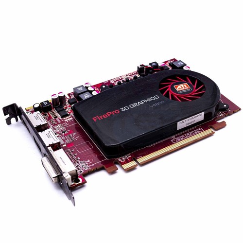 Ati Firepro V4800 1Gb Gddr5 Graphics Card 3 Monitor Outputs 2 X Dp ...