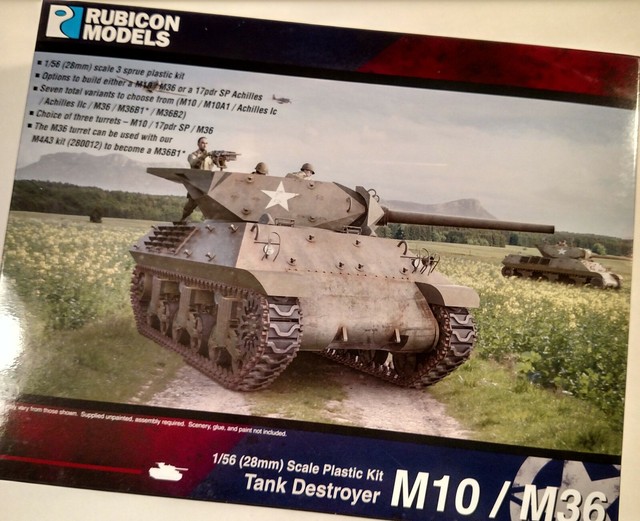 Rubicon Models 28mm 1/56 Scale World War 2 US Tank Destroyer M10/m36 ...