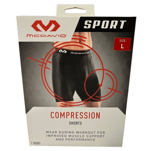 McDavid Multi-Sport Compression Short Model 8100 - Black Large NEW | eBay
