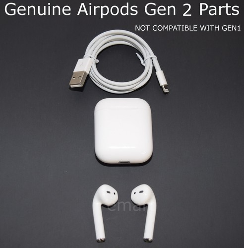 Genuine Apple AirPods 2nd Gen Parts Right A2032 / Left A2031 / Case ...