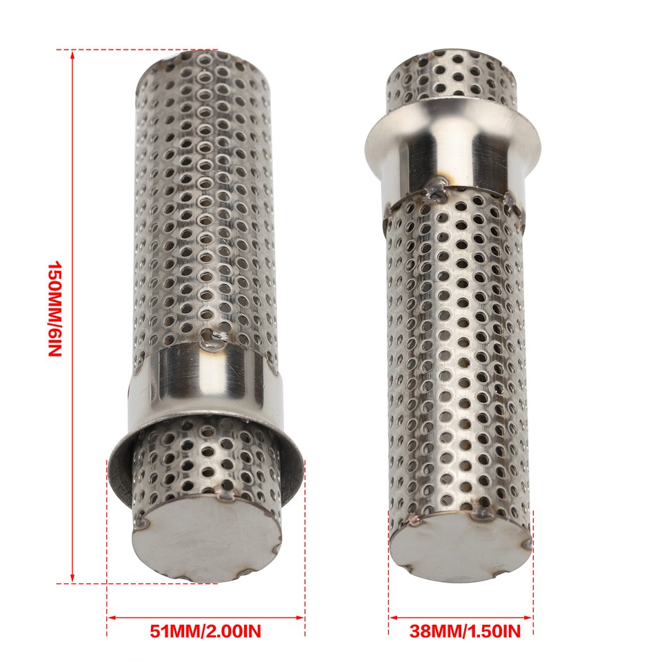 51mm Motorcycle Exhaust Muffler Pipe Removable Baffle Insert DB Killer ...