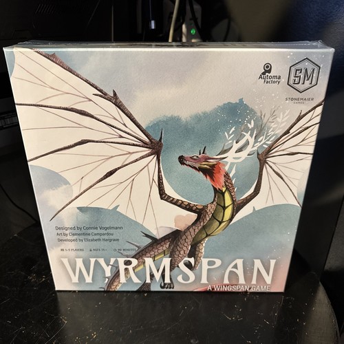 Wyrmspan Board Game by Stonemaier New Sealed With Printed Inserts ...