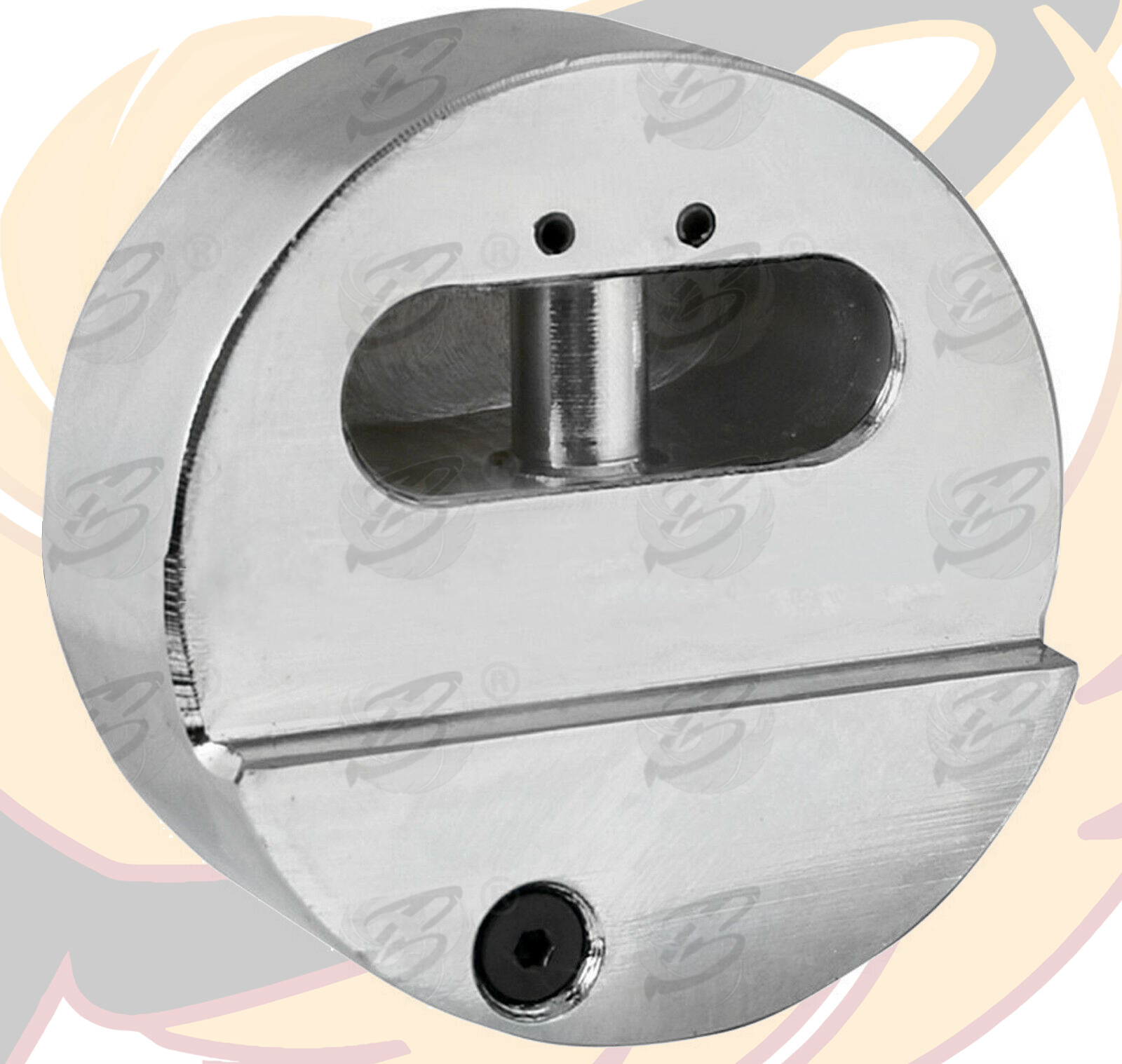 73mm Round Shackless Padlock Heavy Duty Van Lock High Security Round ...