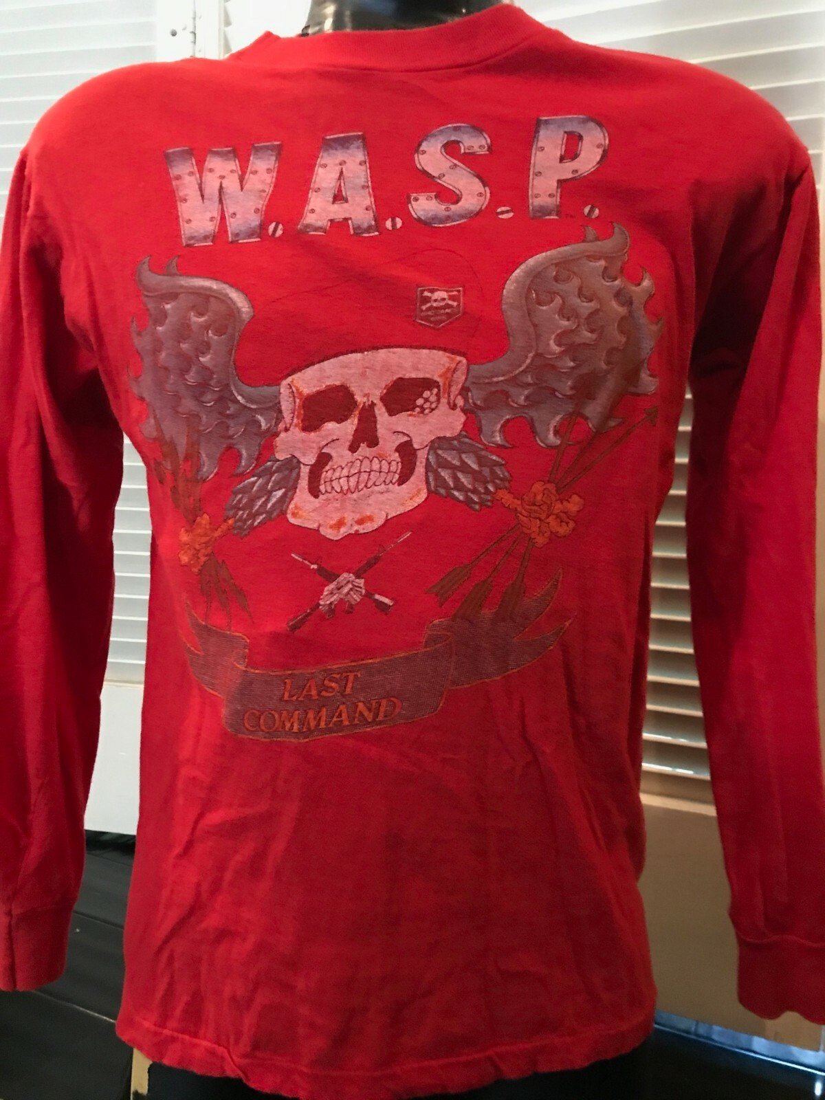 Vintage 1986 WASP Last Command Tour Shirt Size Small / Medium Rock ...