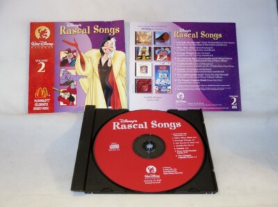 Various - Disneys Rascal Songs Vol 2 Promotional ONLY CD ** Free ...