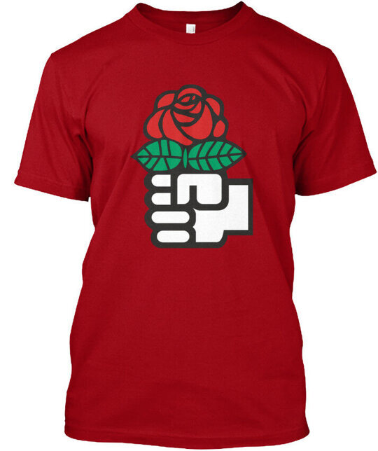 Socialist Red Rose T-Shirt Made in the USA Size S to 5XL | eBay