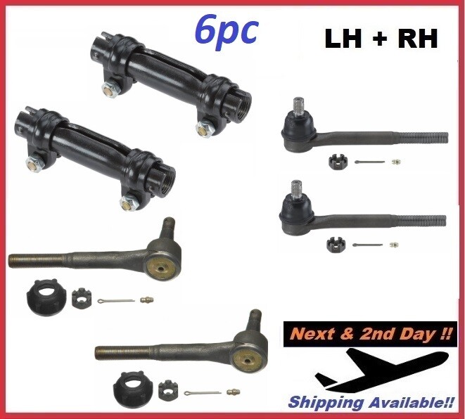 For CHEVROLET GMC MOOG Tie Rod End SET Front Outer KIT es2218rl es2004s ...