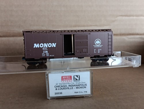 Micro-Trains #20536 Chicago, Indianapolis, and Louisville Monon Boxcar ...