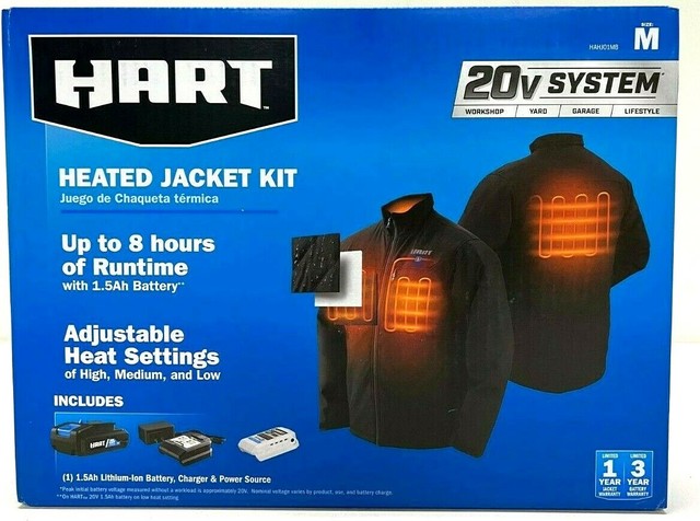 HART 20V Heated Jacket Kit - Black, XXL for sale online | eBay