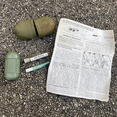 Cutter Snake Kit: Rubber Case, Directions, Blade & Antiseptic | eBay