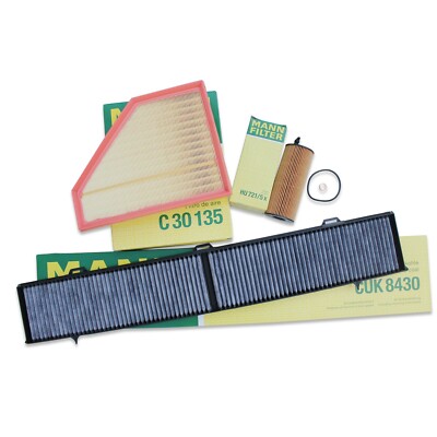 MANN-FILTER Air Oil Cabin Filters RAPKIT377 fits BMW 3 Series E93 320d ...